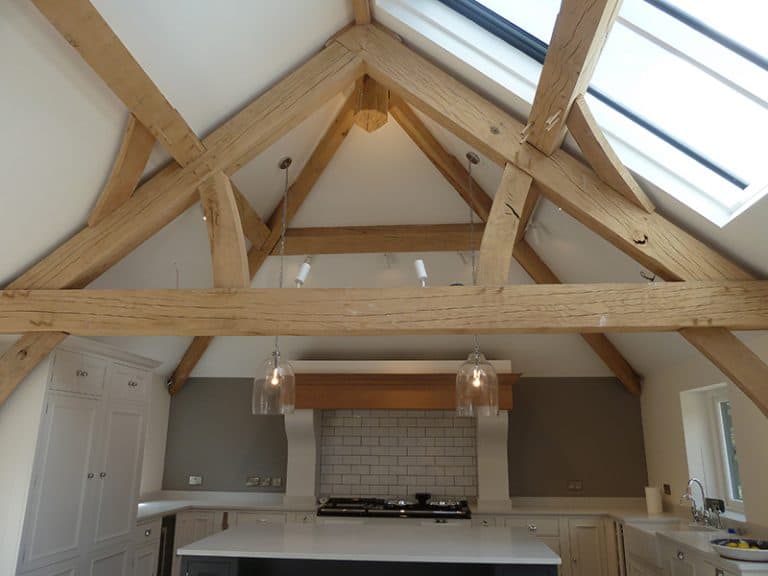 Oak Roof Trusses - Oak Feature Trusses - Timberpride